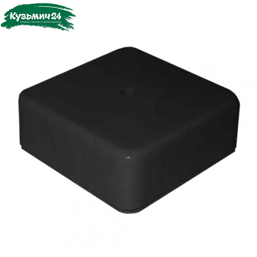 Коробка распределительная Epplast 170221 ОП с контактной группой, 78х78х30 мм, черная