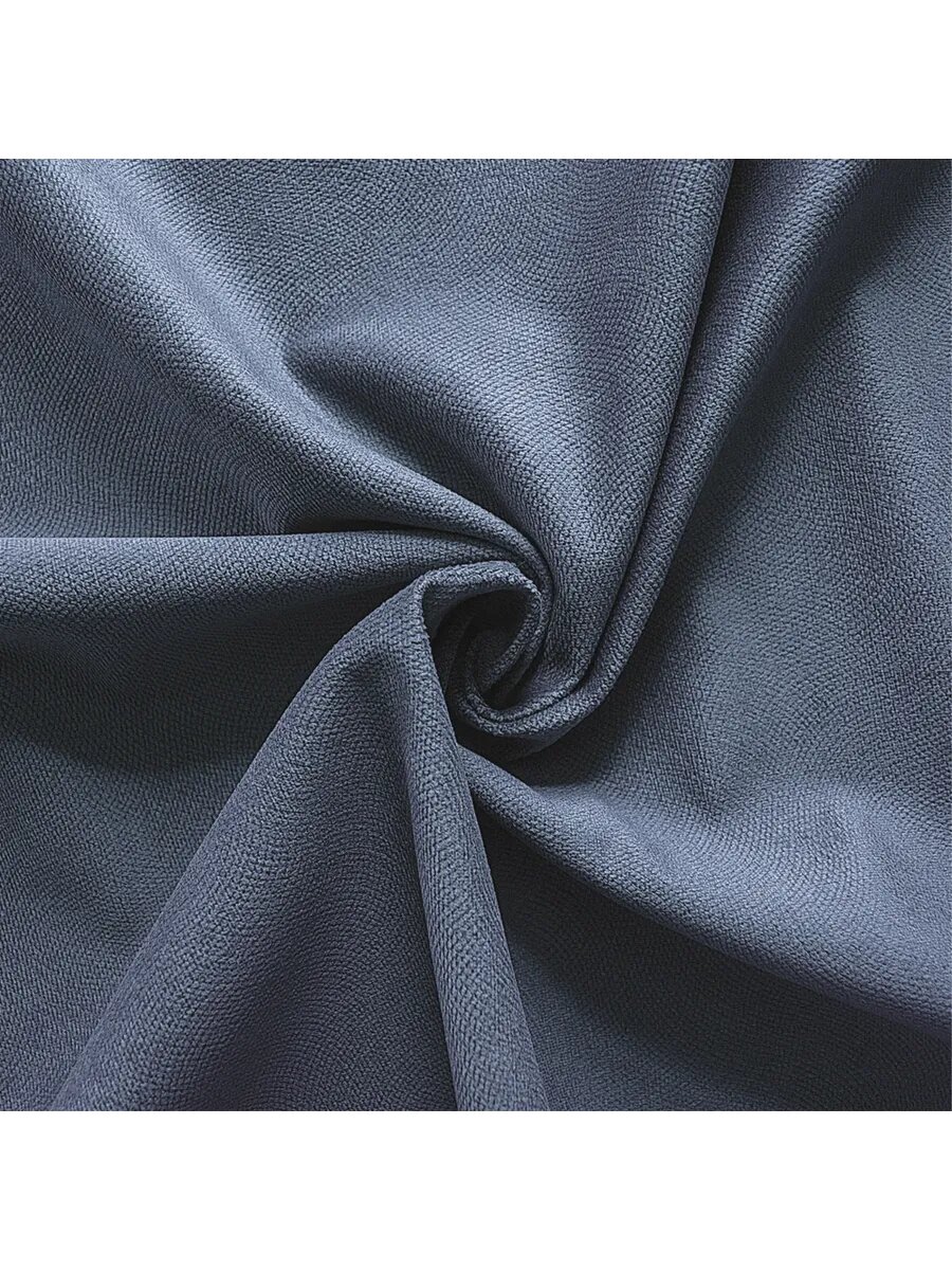 Ткань мебельная велюр Мазерати 21 Темно-Синий , Adilet длина 1 метр ширина 1.4 метра плотность 320 г/м2