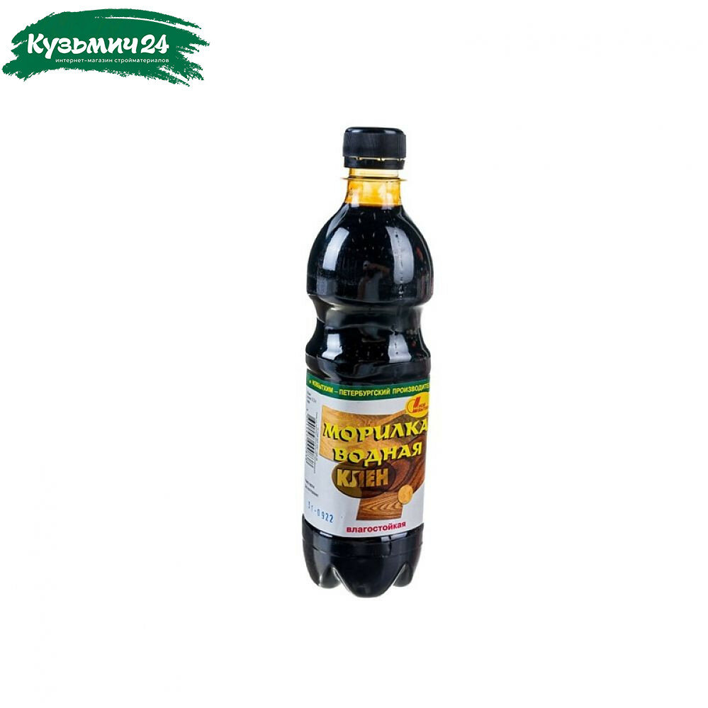 Морилка Новбытхим водная клён 0,5л, 1 шт.