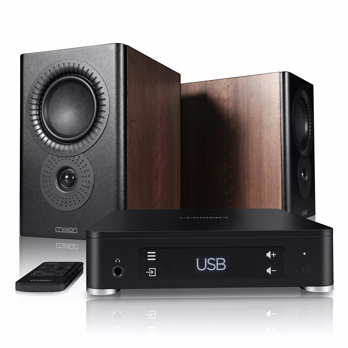 Активная акустика Mission LX Connect Walnut Pearl