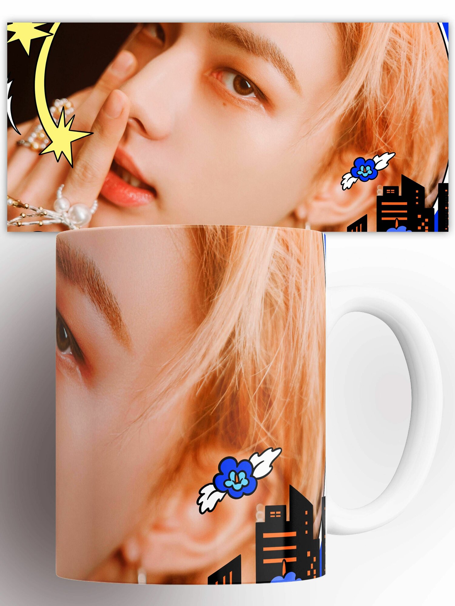 Кружка Стрей Кидс Stray Kids K POP Хван Хёнджин 330 мл