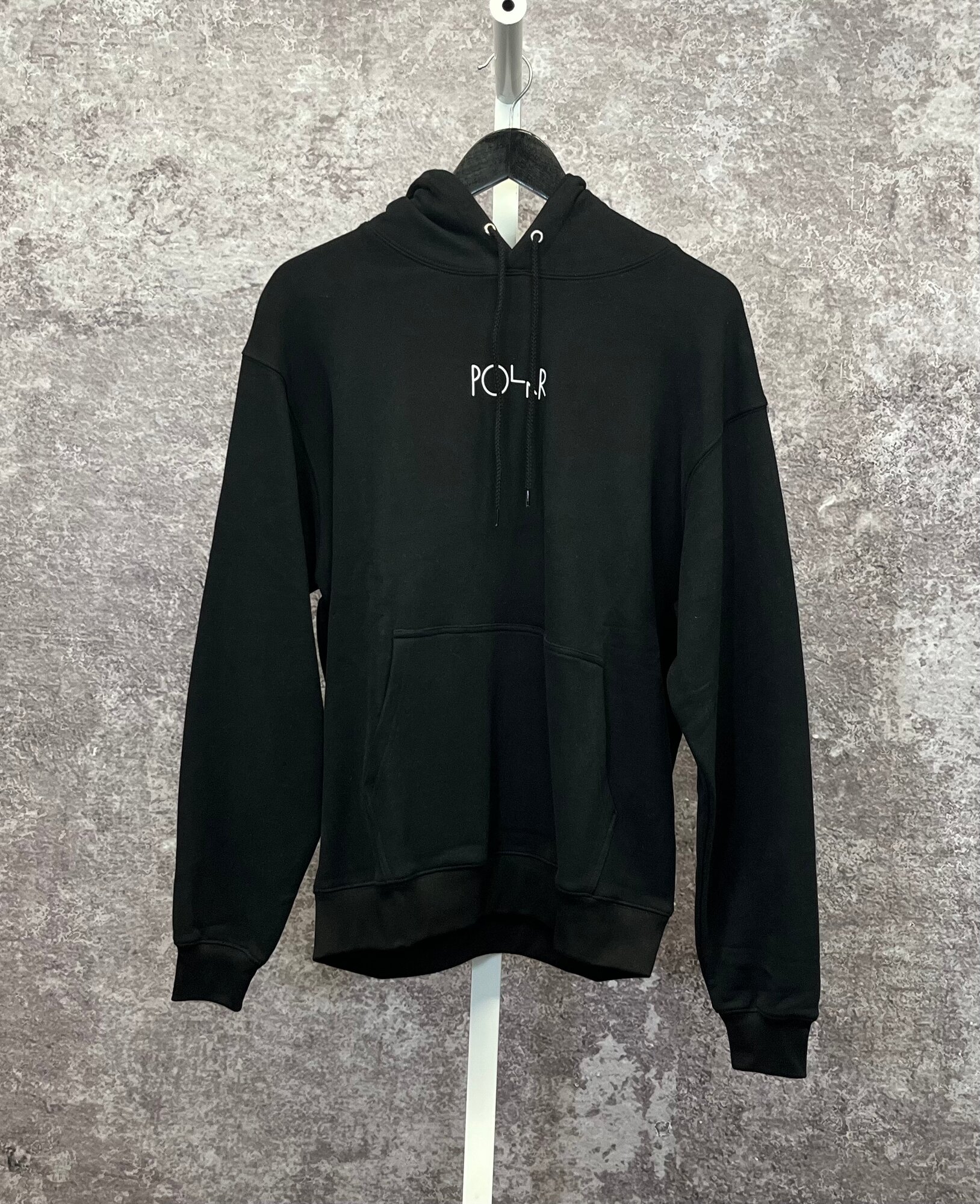 Худи POLAR SKATE CO WINTER 22 STROKE LOGO HOODIE BLACK