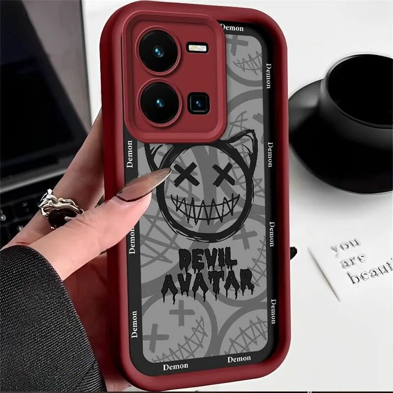 Чехол для Vivo Y35 4G / Виво У35 4Г с защитой камеры