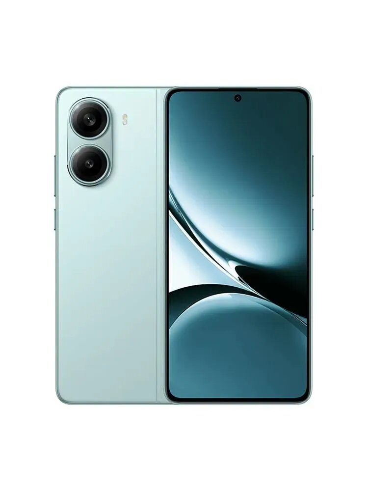 CN Xiaomi Смартфон REDMI Turbo 4 5G, CN, Dimensity 8400-Ultra, NFC，6550mAh, Xiaomi HyperOS 2 ，12/256 ГБ, бирюзовый