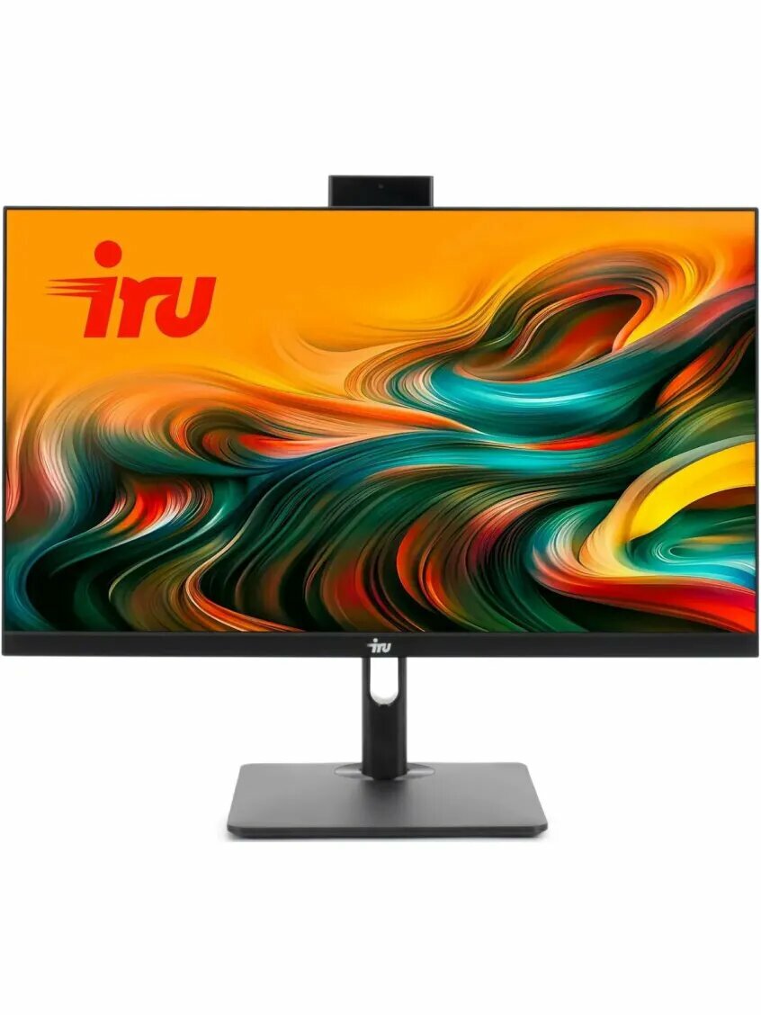 Моноблок 23.8' iRu Tactio 23ID 2136226 i5-12400/16GB/256GB SSD/UHD Graphics 730/FHD/CR/GbitEth/WiFi/BT/Cam/Win11Pro/Черный
