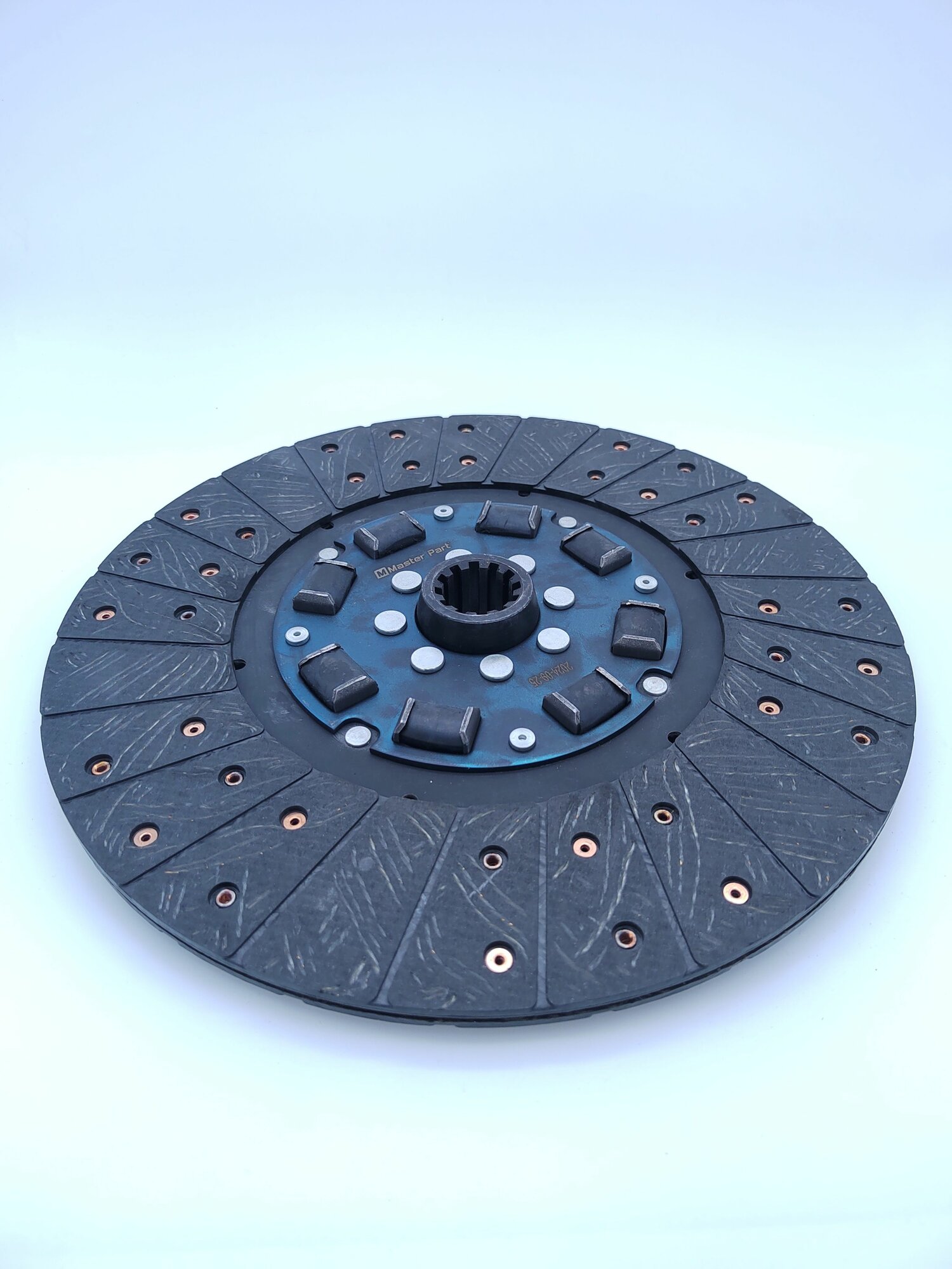 Диск сцепления МТЗ-80/82/1221( резиновый демпфер, б/а накладки)Бренд "Master Part"