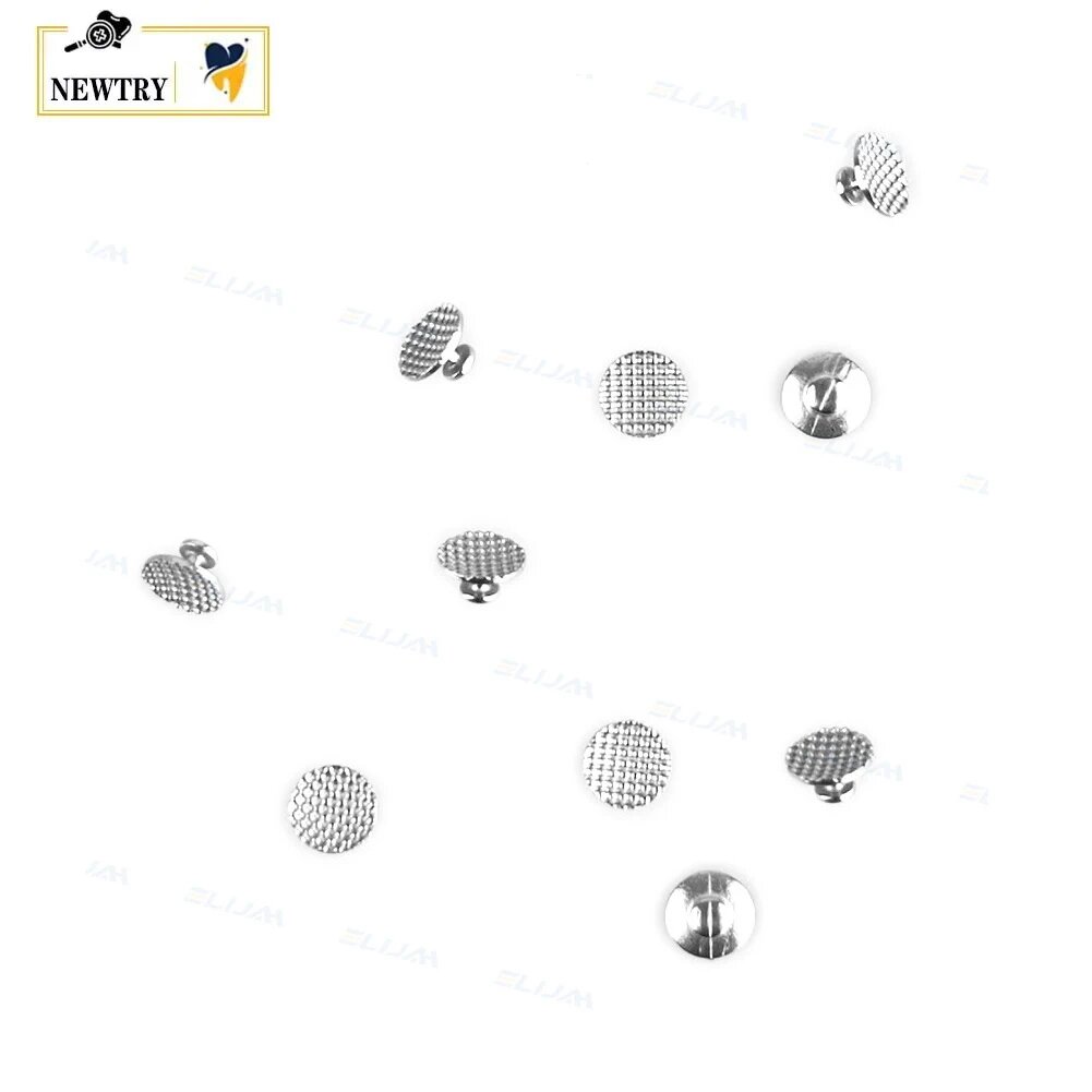 NEWTRY Металлические лингвальные кнопки для элайнеров 50Pcs