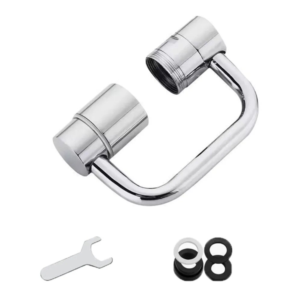 Серебряный удлинитель для смесителя