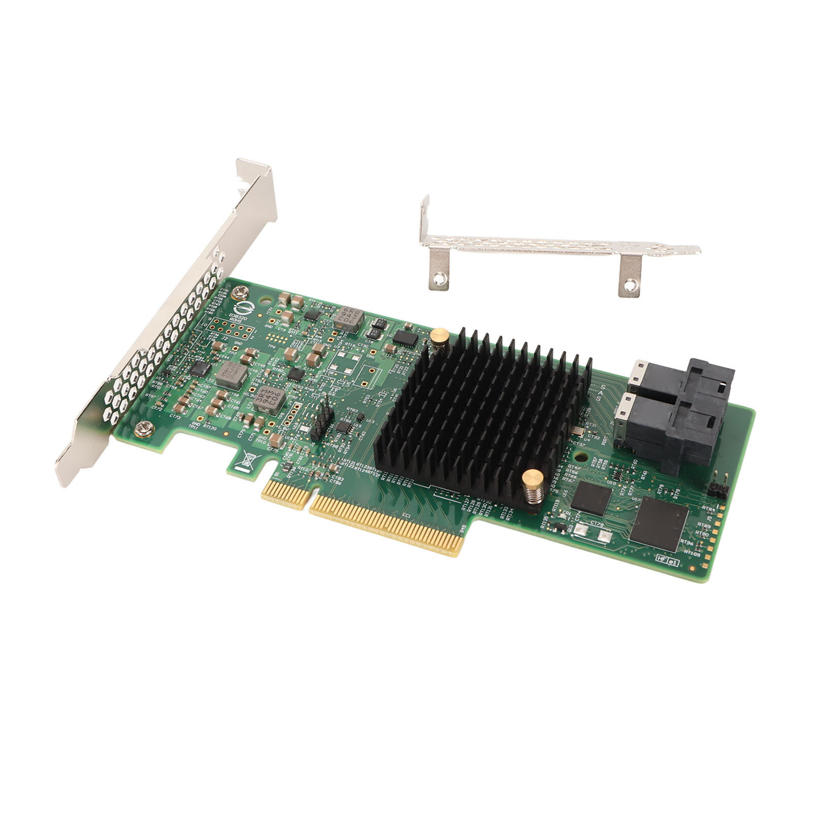 Контроллер RAID HBA SAS 9300 8i, внутренний, LSI SAS3008, 8 портов PCIe 3.0, поддержка расширения до 16 ТБ SATA.