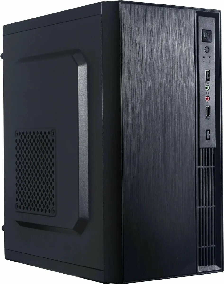 Корпус Mini-Tower Accord ENTRY, Micro-ATX, 2xUSB, черный (ACC-241)