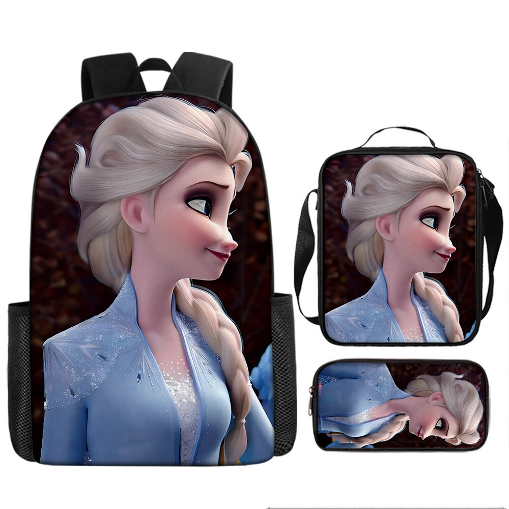 Школьная сумка для детей, детский сад, женский лед и снег, принцесса Эльзы, компьютерная сумка, водоотталкивающий костюм большой вместимости, новая сумка через границу