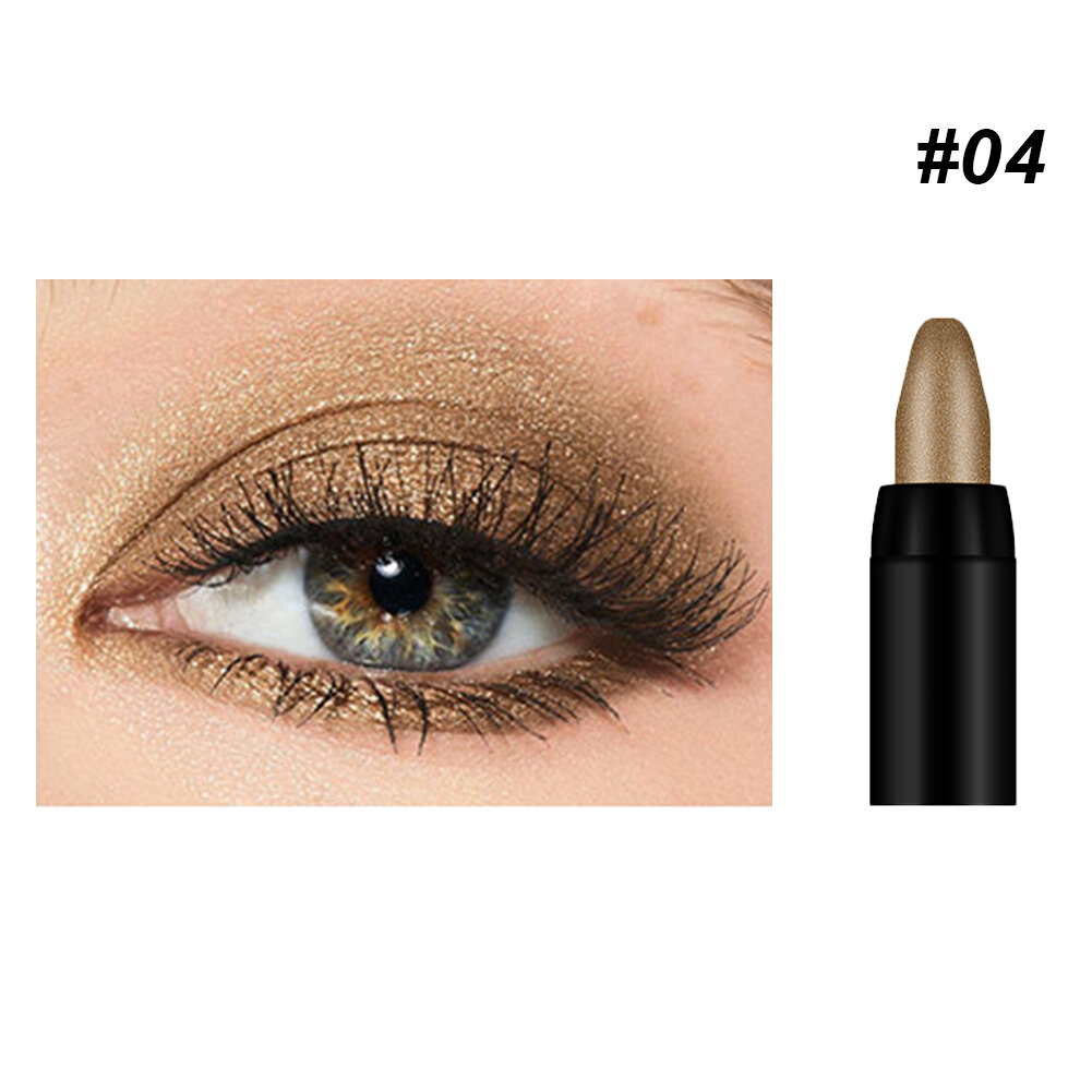 16 цветных водостойких карандашей для глаз с блестками: для век и слизистых, стойкие тени-хайлайтеры