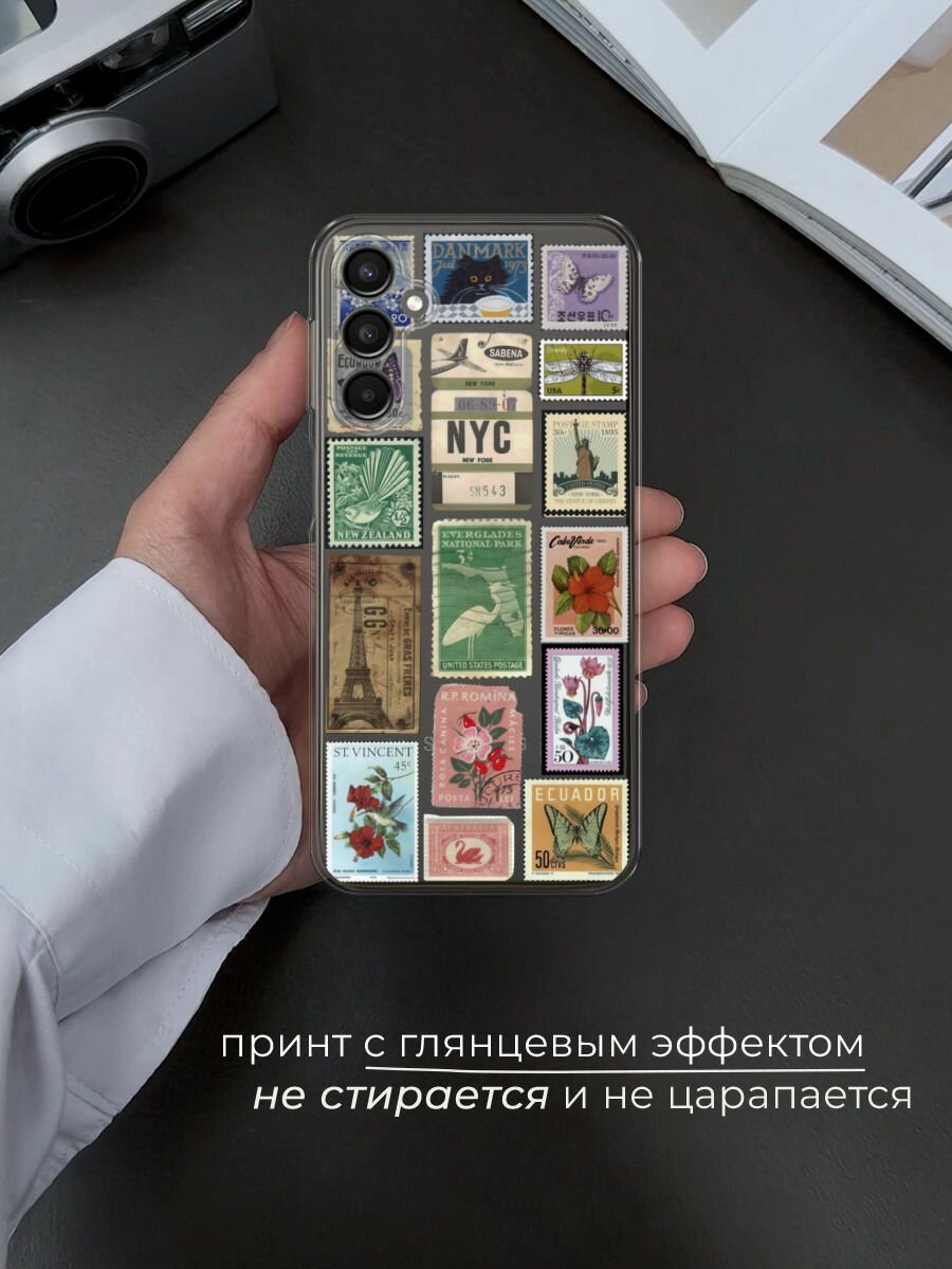Чехол на Samsung Galaxy A24 / Самсунг Галакси A24 с принтом Марки — фото 1