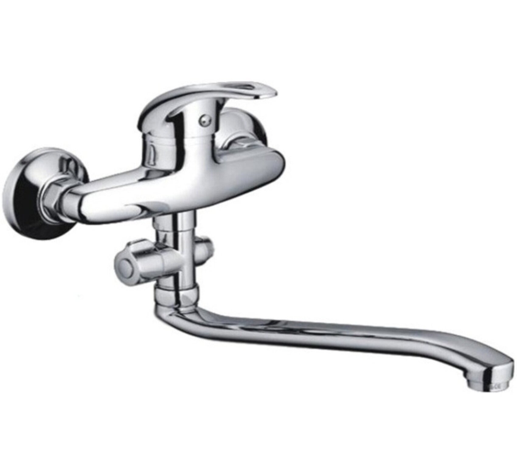 Смеситель для ванны Frap H02 F2102-B, однорычажный, с лейкой, хром