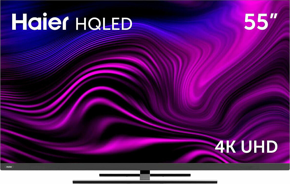Телевизор Haier QLED 50" Smart TV AX Pro черный
