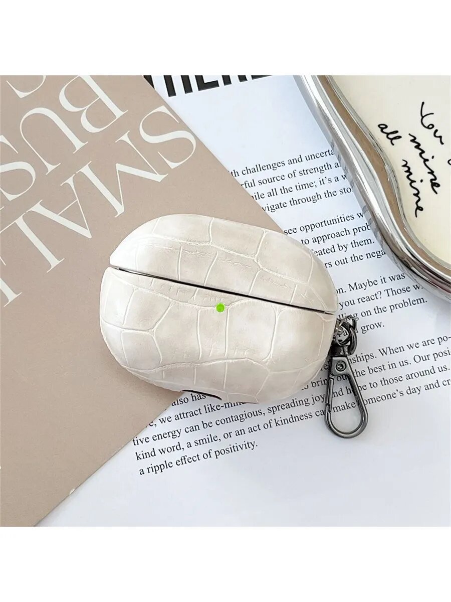 Чехол для наушников huawei freebuds pro 3/pro 4, чехол для наушников Bluetooth Текстура кожи крокодила