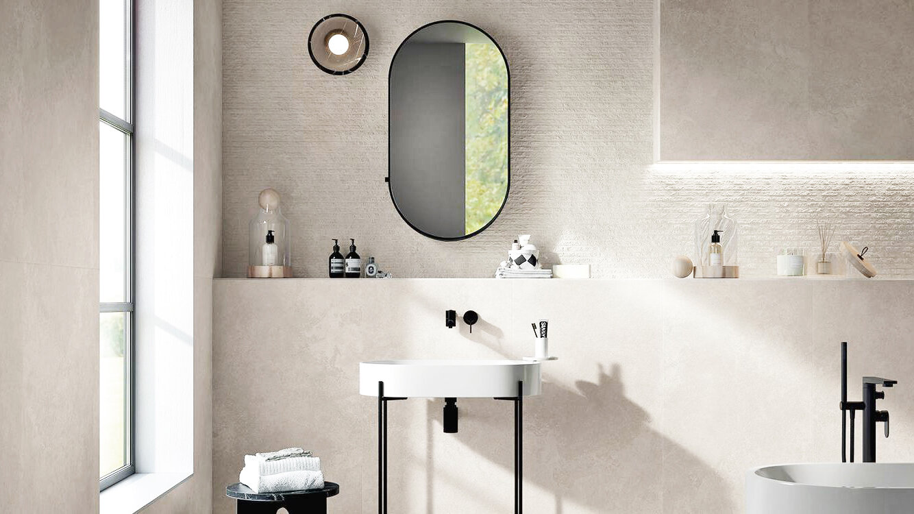 Плитка Fap Nobu Row White Matt 50x120 fRXR под камень матовая изностойкая