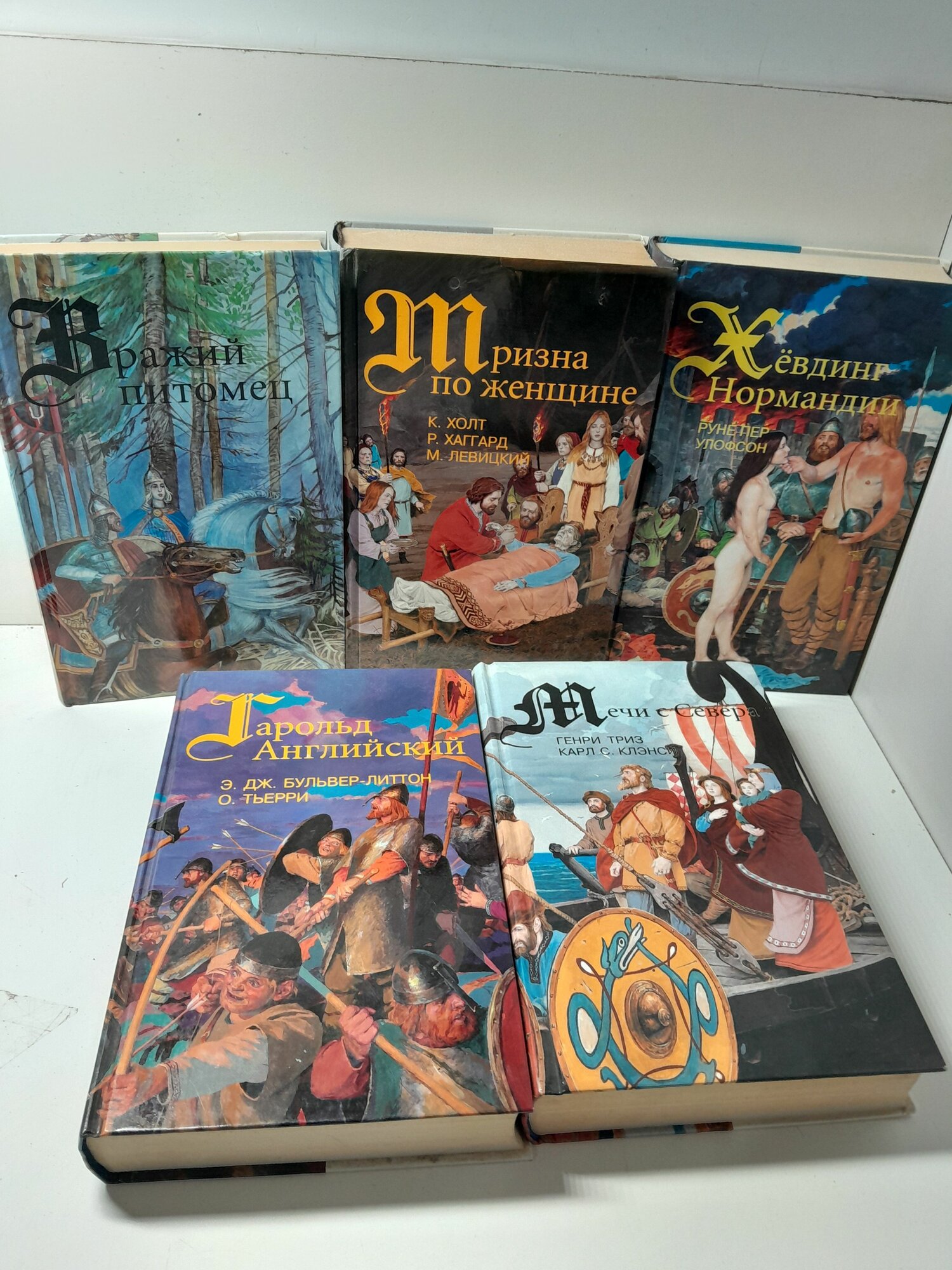 Серия "Викинги". Комплект из 5 книг / Вражий питомец. Тризна по женщине. Холдинг Нормандии. Гарольд Английский. Мечи и Север