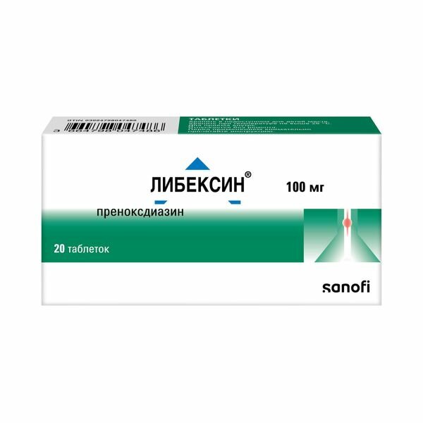 Либексин таблетки 100мг 20шт