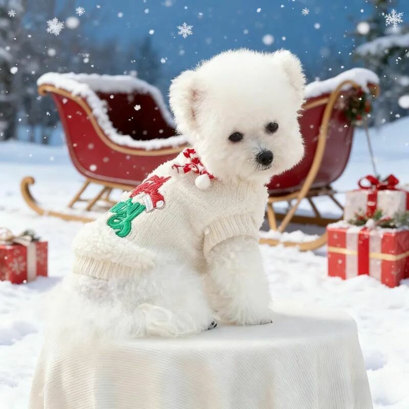 Одежда, LUCKY PUPPY, которую могут носить домашние собаки, белая, удобная и мягкая