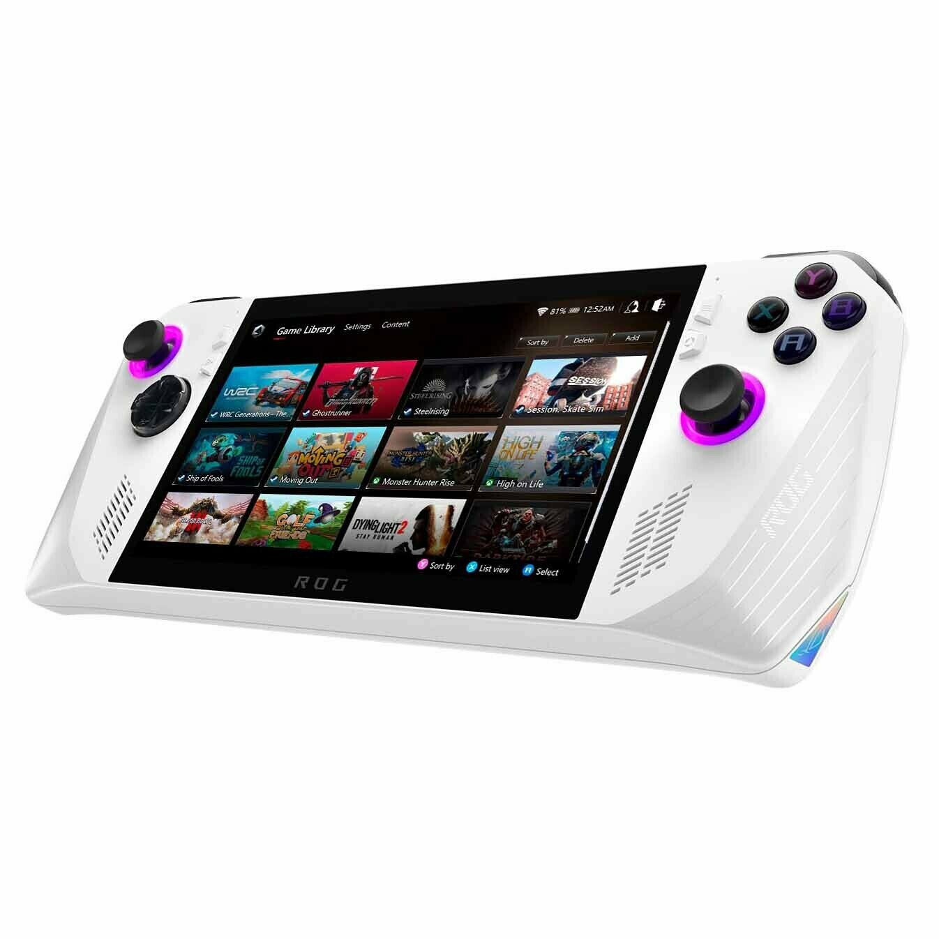 Игровая консоль ASUS ROG Ally, процессор AMD Ryzen™, Windows 11, 7 дюймов, Full HD, 120Гц