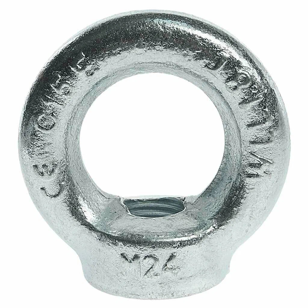 Рым-гайка М 8 DIN582 стальная , оцинкованная "МастерБолтиков" ( 2 шт )