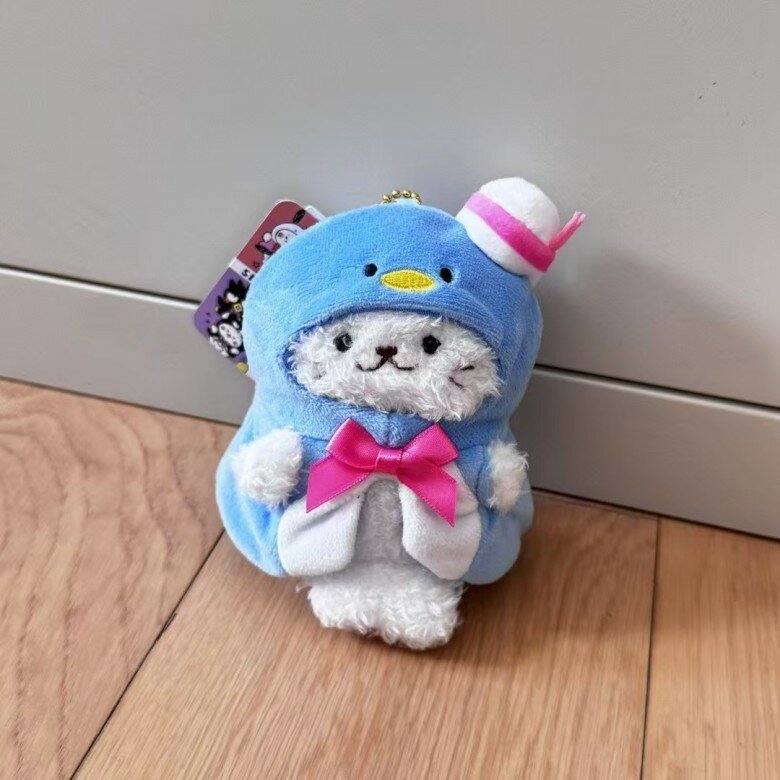 Брелок игрушка подвеска хангодон керо керо кероппи пача дог тюлень с меняющимися одеждами для детей и коллекционеров пингвин
