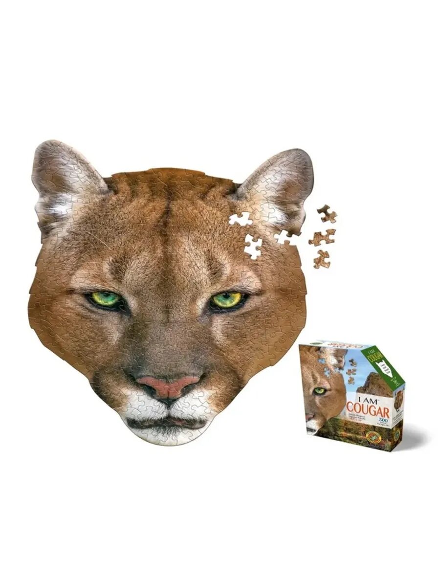 Контурный пазл /Пума, 300 детал, 10+ Размер собранного п