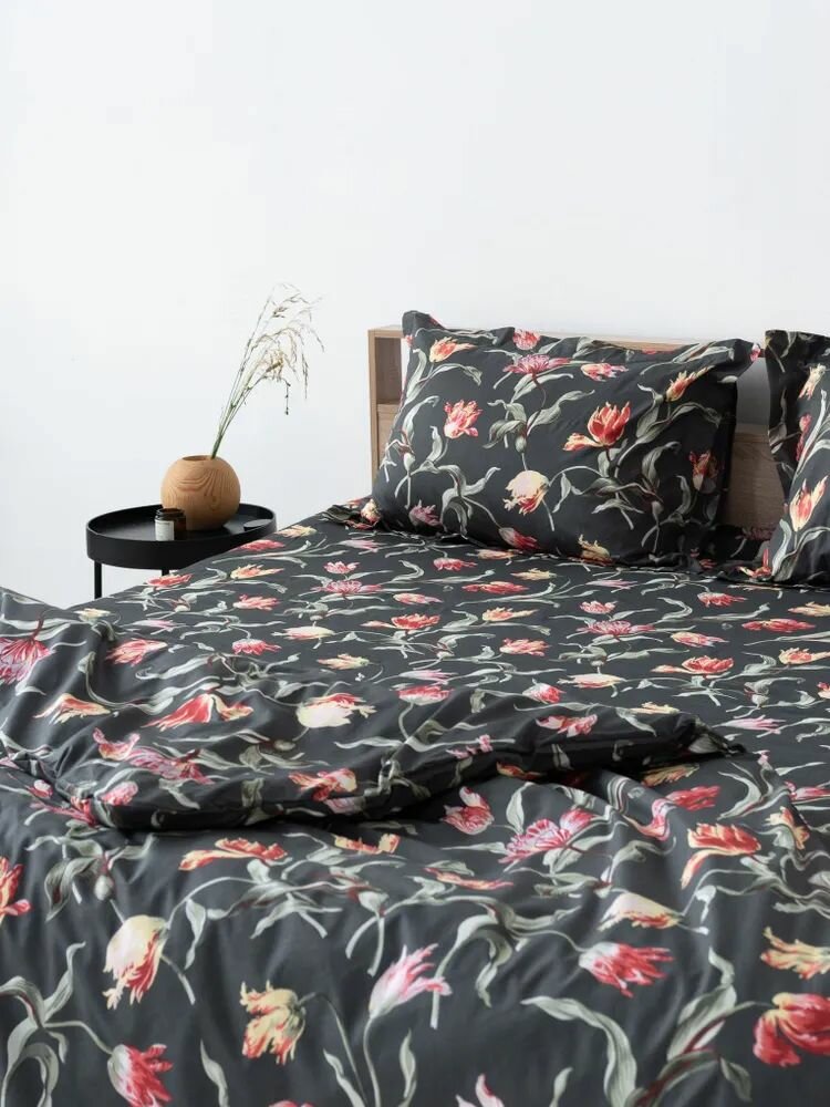 Постельное белье 1.5 спальное поплин 150х200 аланд (оландсрот) икеа