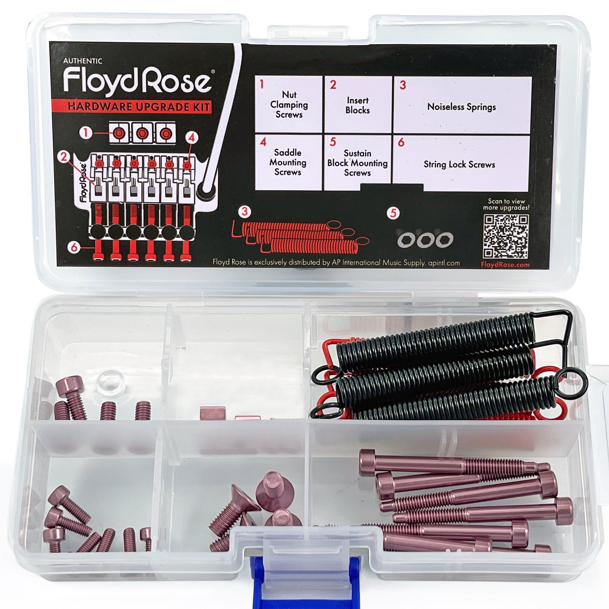 Комплект для модернизации FLOYD ROSE FRUK1-SS-PK HARDWARE UPGRADE KIT - ST. STEEL, PINK