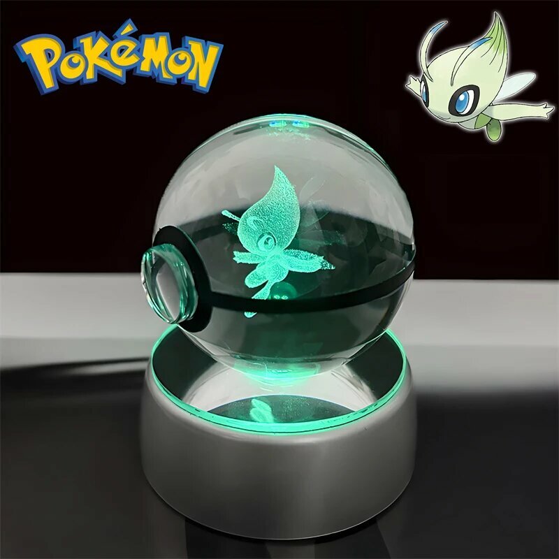 Фигурки Pokemon 3D стеклянные с подсветкой TAKARA TOMY