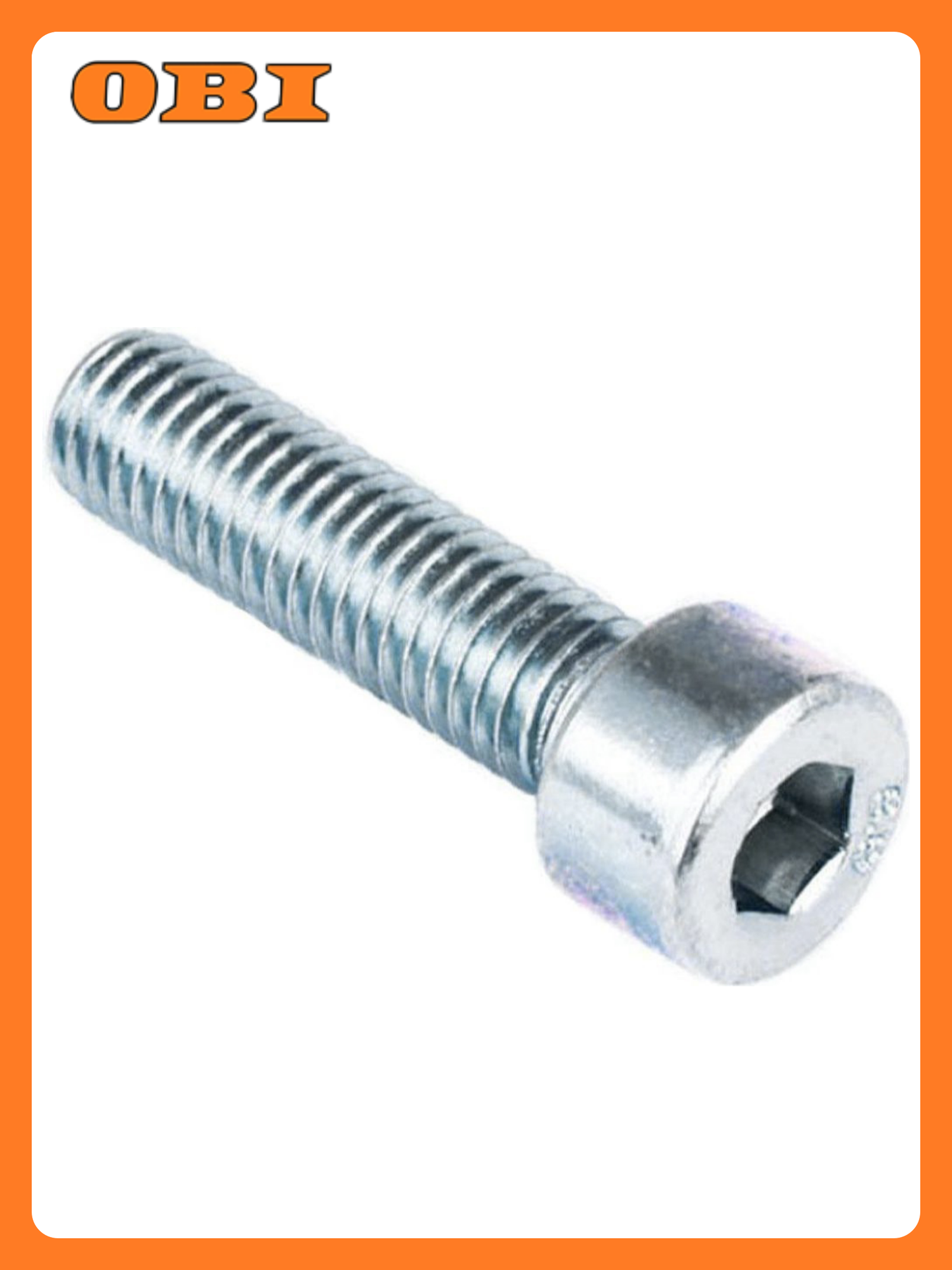 Болт Стройбат DIN 912, внутренний шестигранник, сталь, оцинкованный, 4 шт