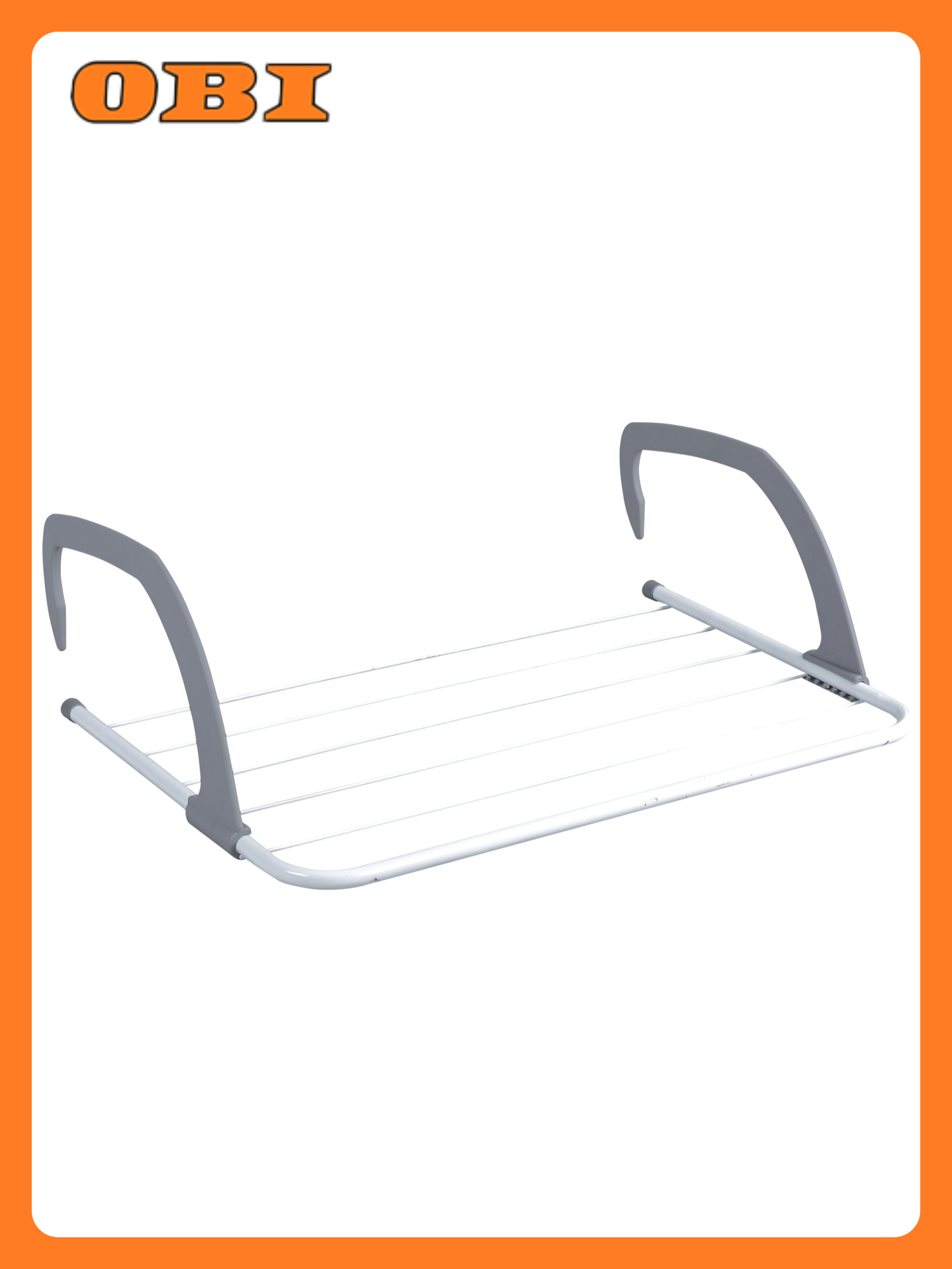 Сушилка для белья стальная JOY Home 50х33х22 см, белый