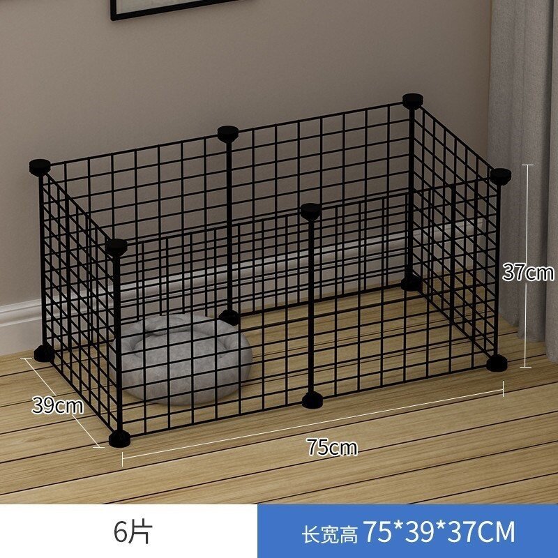 Забор кролика клетка кошка собачка забор для домашних животных 6 шт. (обычная), длина 75, ширина 39, высота 37