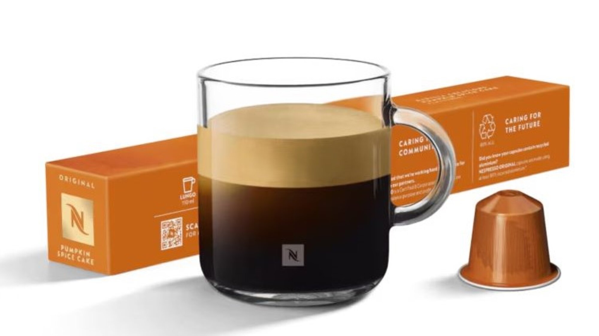 Кофе в капсулах Nespresso Original Pumpkin Spice Cake, 1 упаковка 10 капсул