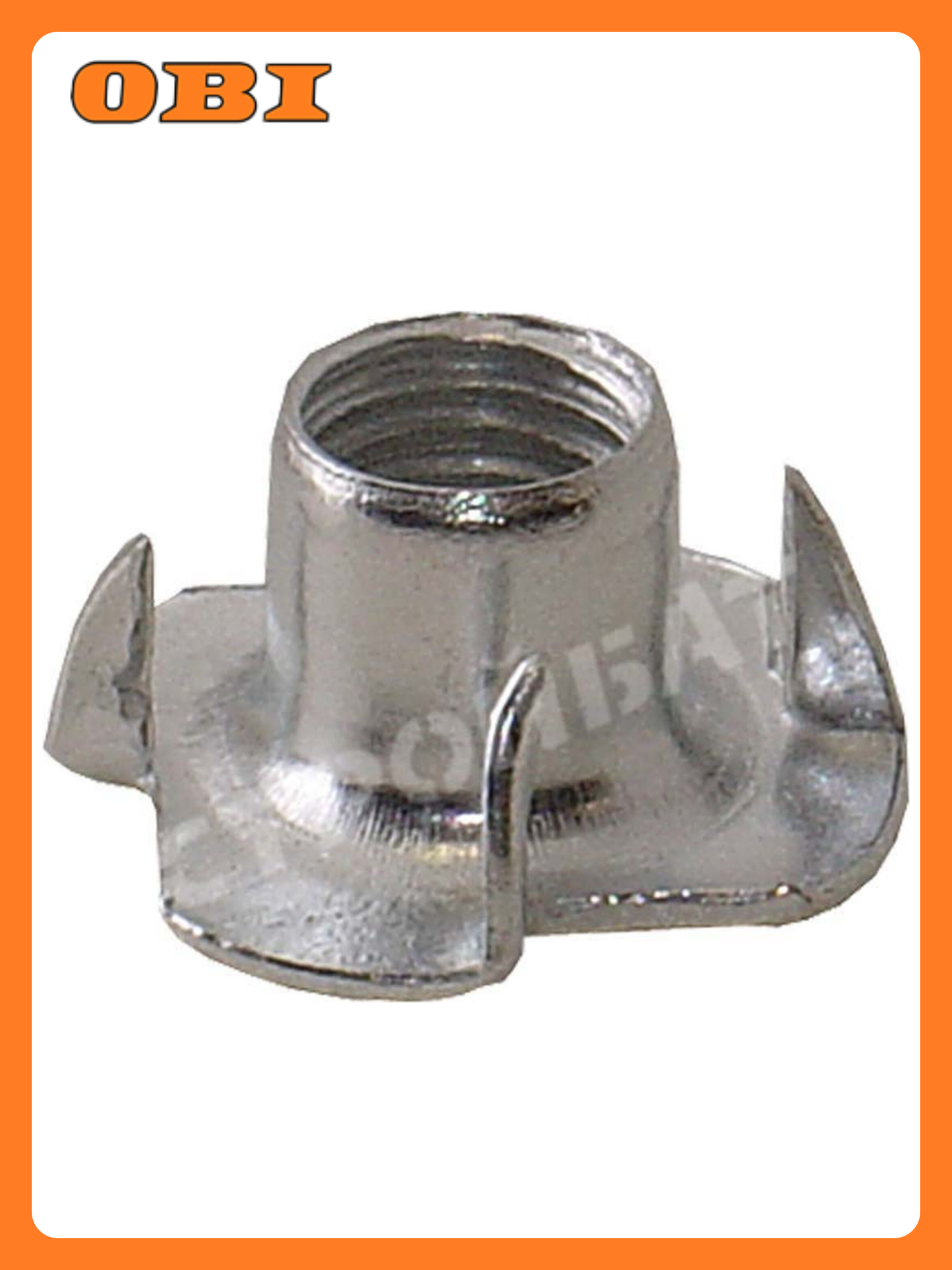 Гайка Стройбат забивная М4 мм 10 шт