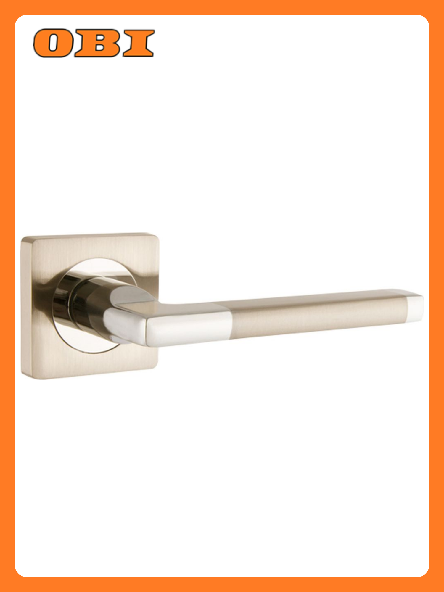 Дверная ручка AJAX POLO JK, алюминий, гальваническое покрытие, 2 шт