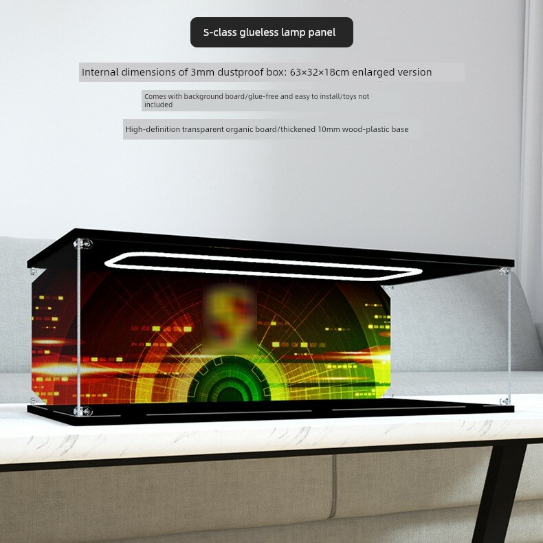 Акриловый дисплей 42096, подходящий для модели Lego Porsche 911RSR, ящик для хранения, пылезащитная крышка коробки,