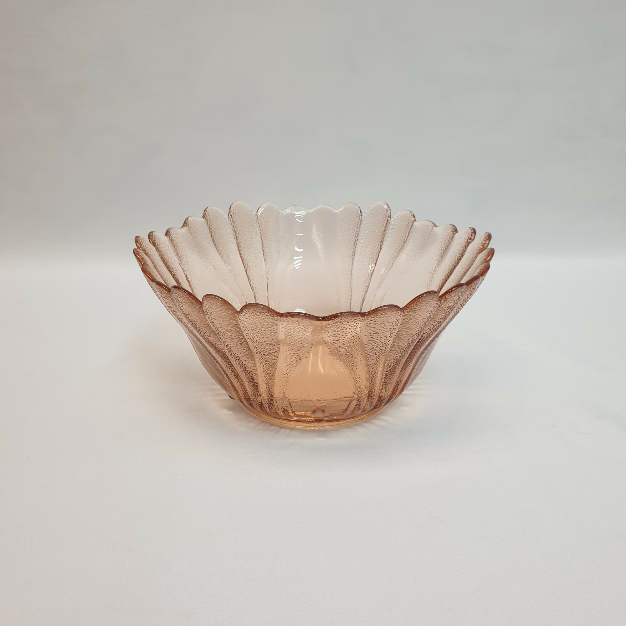 Салатник, цветное стекло 18 см, винтаж СССР