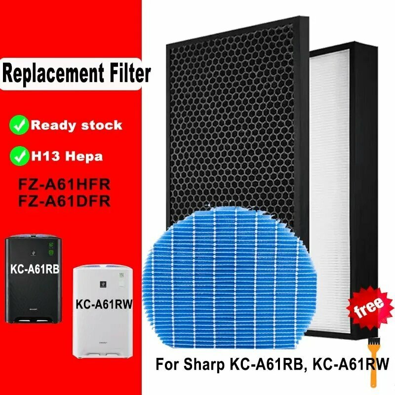 Очиститель воздуха Комплект Фильтров FZ-A61HFR FZ-A61DFR для очистителя воздуха SHARP KC-A61RW KC-A61RB