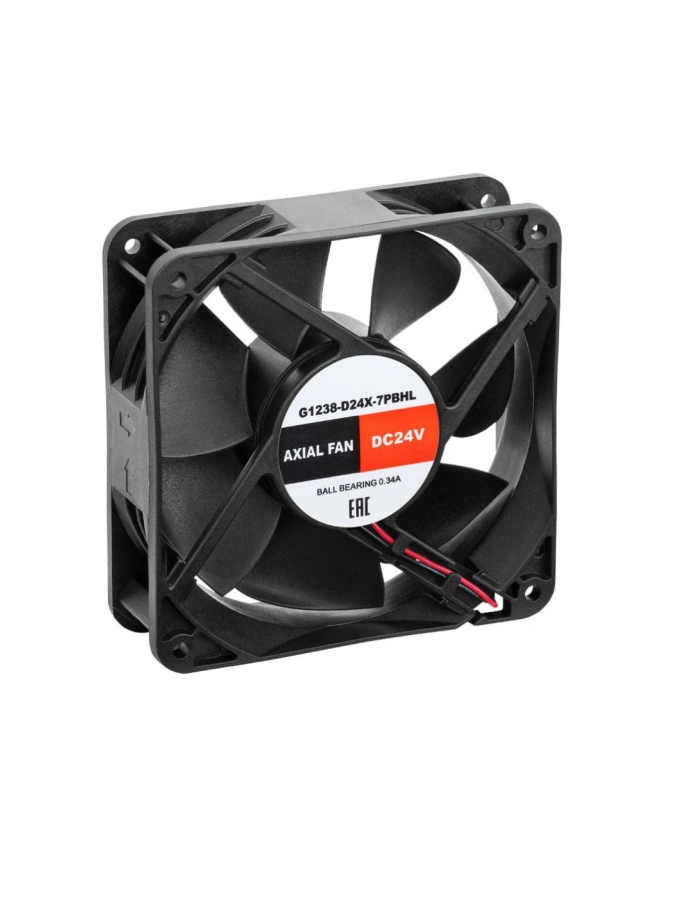 Вентилятор SILART G1238-D24X-7PBHL осевой, 120 х 120 х 38, 24 VDC, подшипник качения