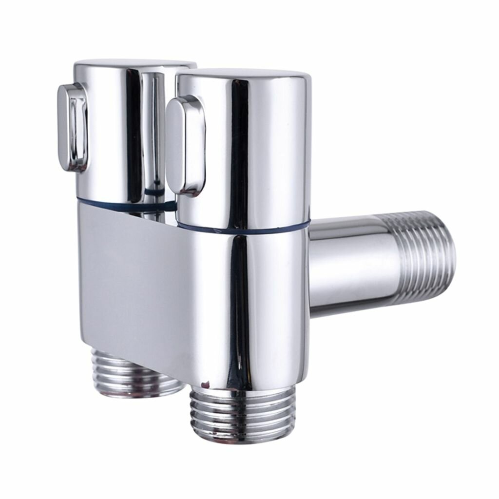 Двойные латунные угловые краны для раковины 1/2 дюйма