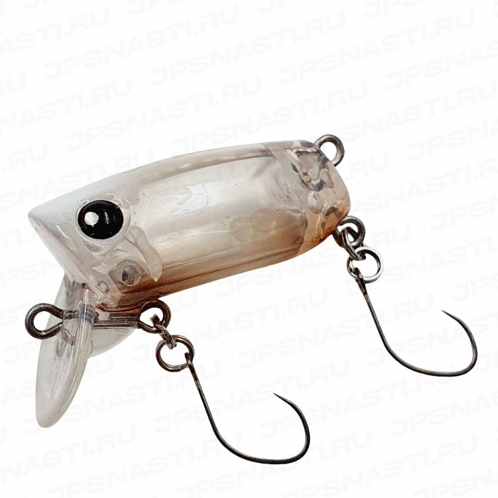 Японский воблер на форель Mukai O-Pera F (WG), 2 г, Pearl Dotson / Форелевые приманки для рыбалки