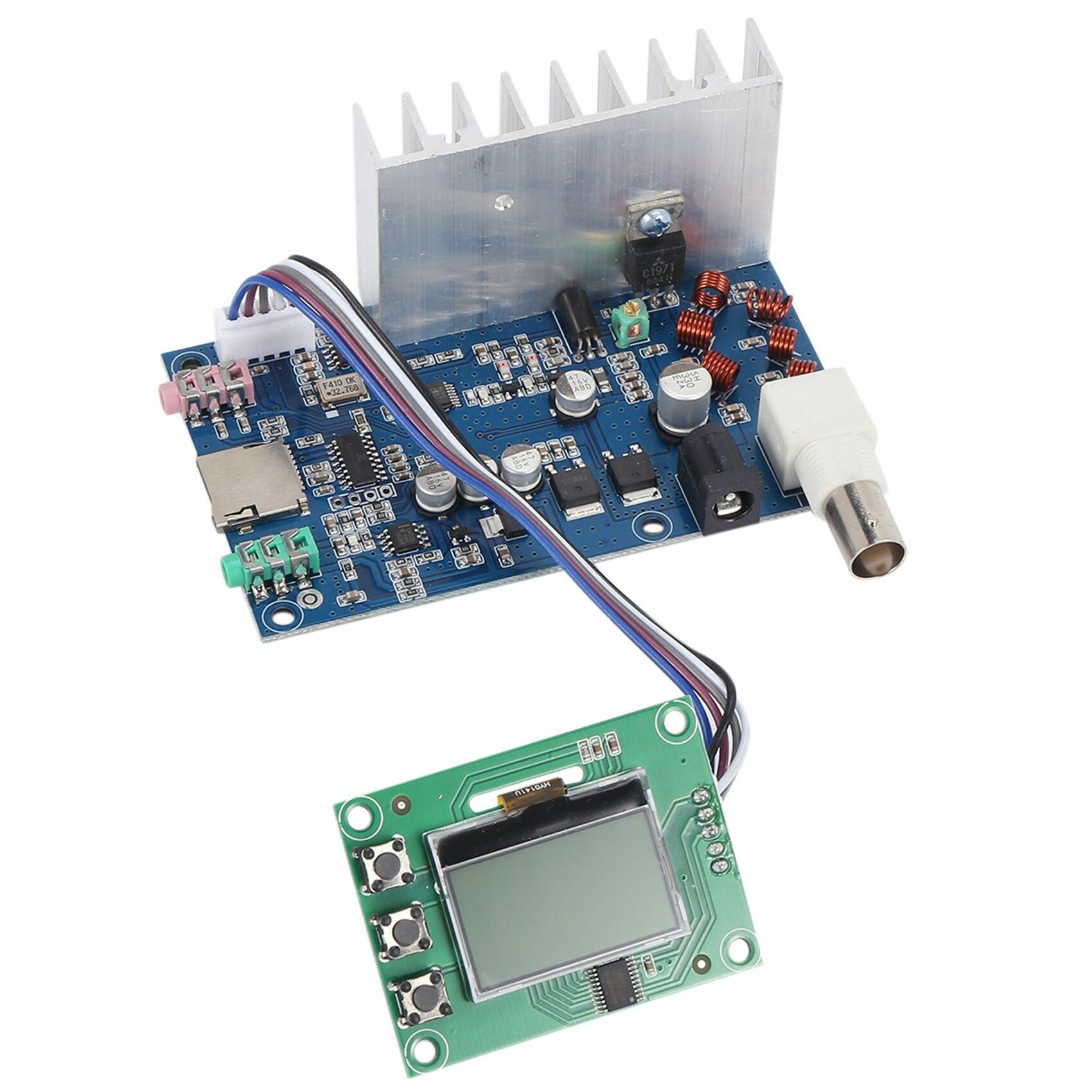 Собранный 0,5 Вт-7 Вт FM-передатчик PLL стерео цифровая частота + ЖК-дисплей