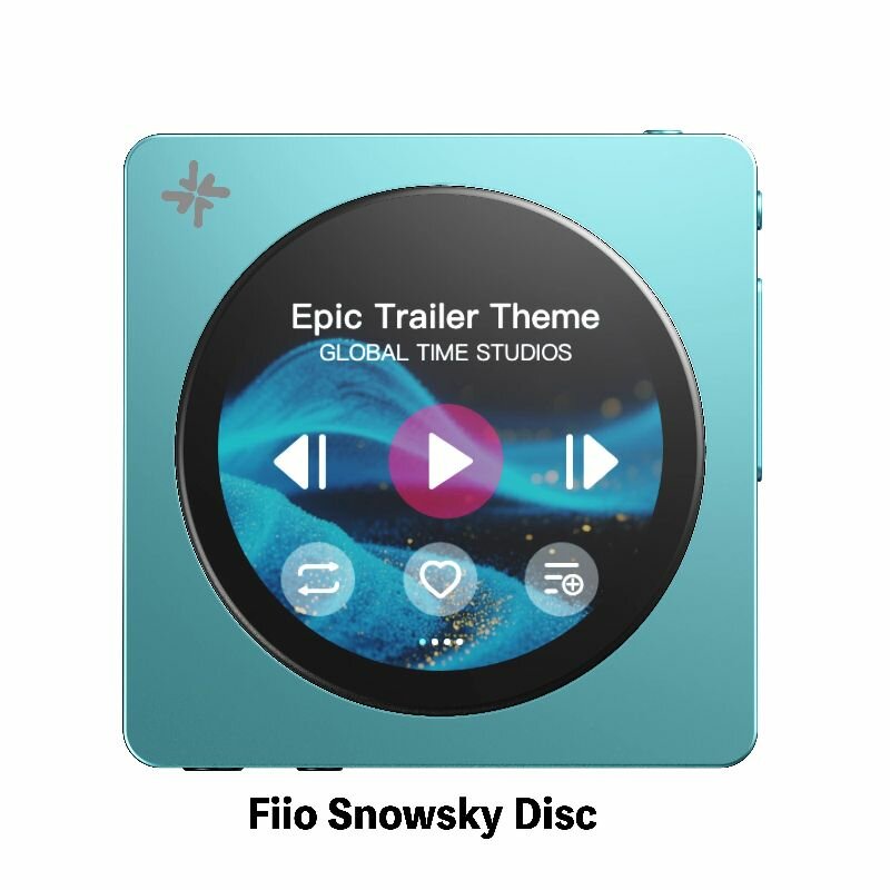 Fiio Snowsky Disc Портативный музыкальный проигрыватель2t TF Hi-Res HIFI Качество звука MP3-плеер Bluetooth5.4 WiFi USB аудио Поддержка SPDIF