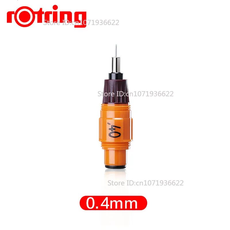 Роtring Isograph Шприц-ручка 0.2/0.3 мм Оранжевый, 0.4mm(Only Nib)