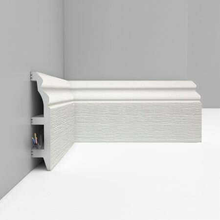 Плинтус Напольный для Ремонта Decomaster D232-16ДМ В100хШ22х2400 мм / Декомастер