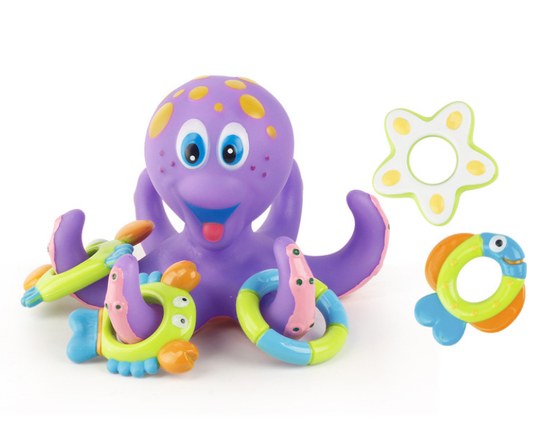 Верблюд бросает круглый дети плавающая ванна игрушка дети ванна вода игра игрушка ребенок образовательная игрушка подарок ванна игрушка (фиолетовый)