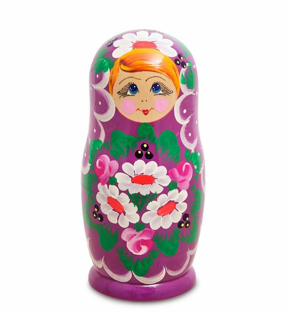 Матрешка 5м "Настена в ромашках" A2178739 Народные промыслы, Дерево липа, краски, лак