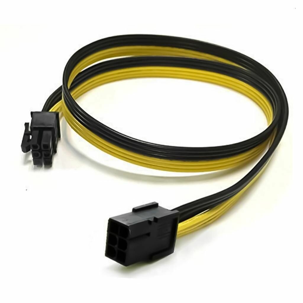 Кабель-удлинитель питания видеокарты 6Pin, 60cm
